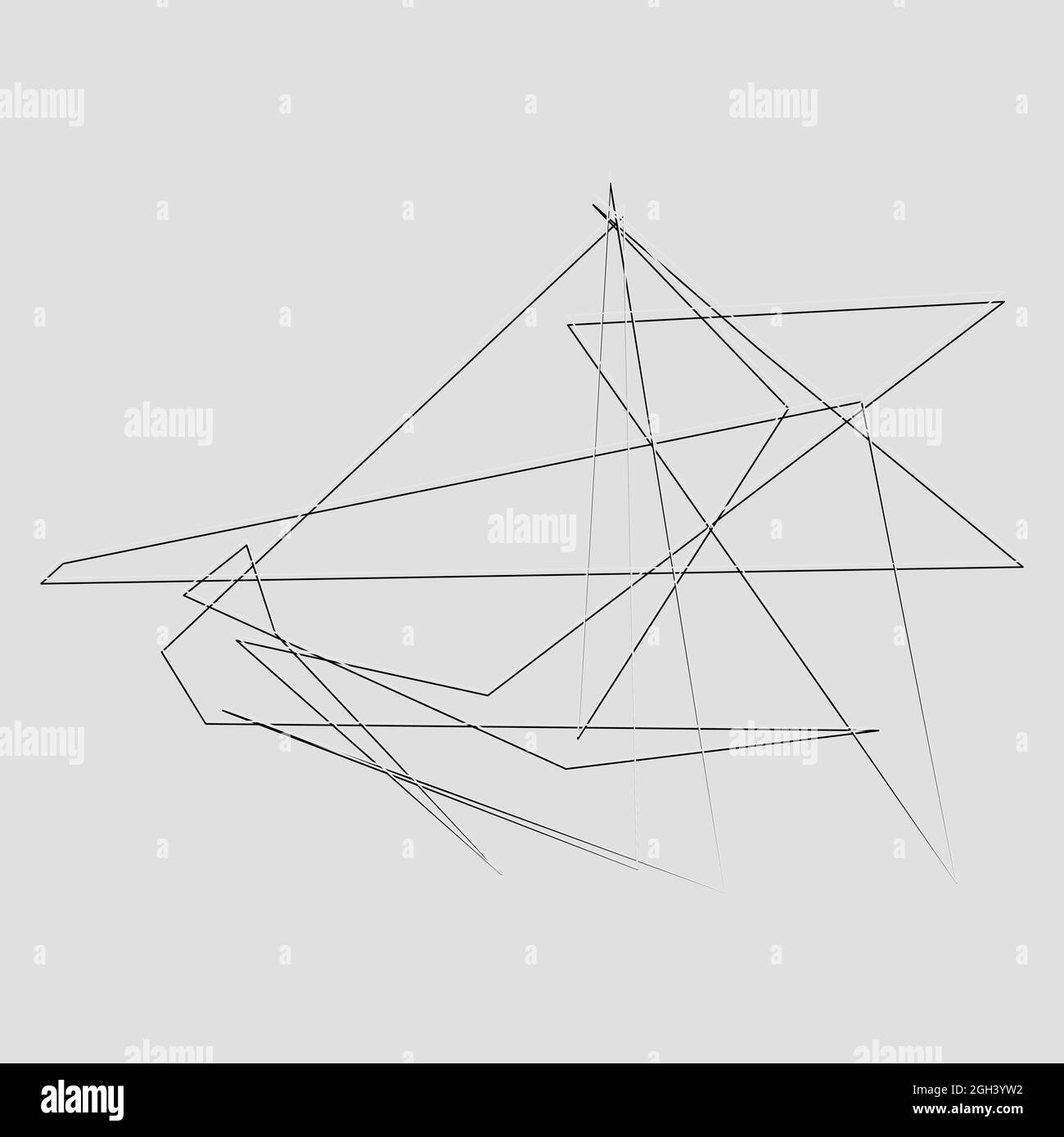 Edgy, ruptured, shatter, splinter shape, design element. Random ...