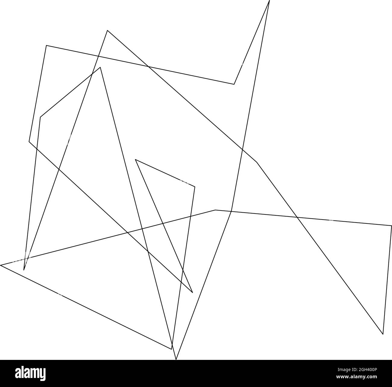 Edgy, ruptured, shatter, splinter shape, design element. Random ...