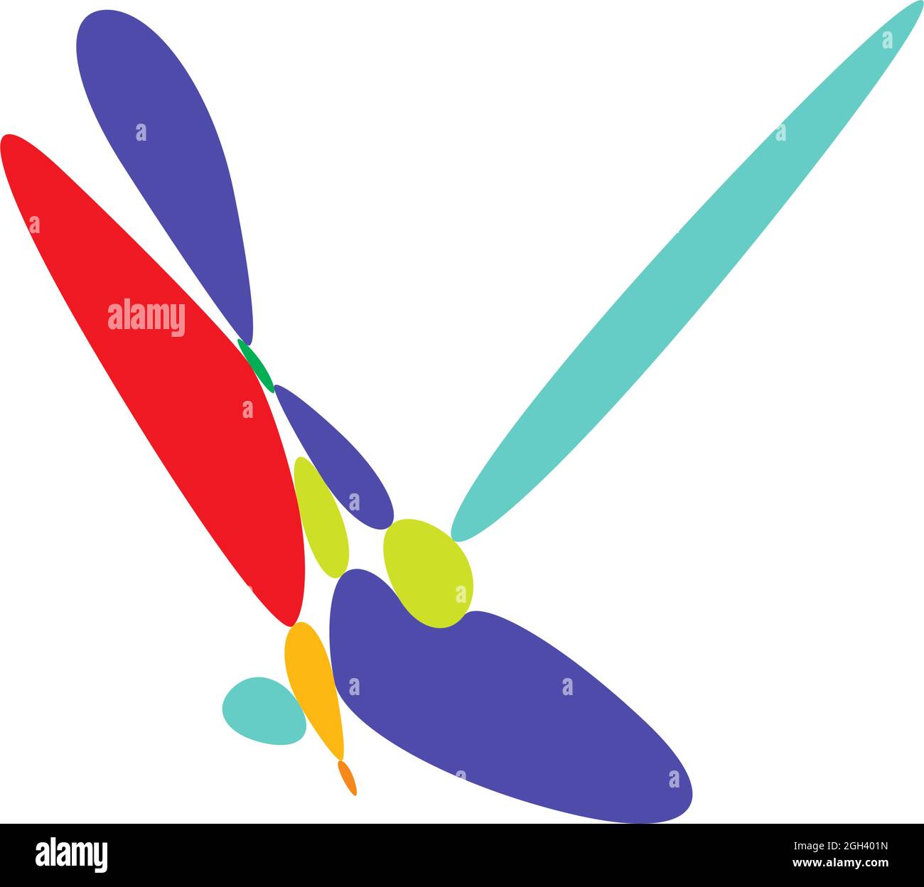 Random curvy, squiggle, freehand abstract shape. Squiggle, wriggle ...