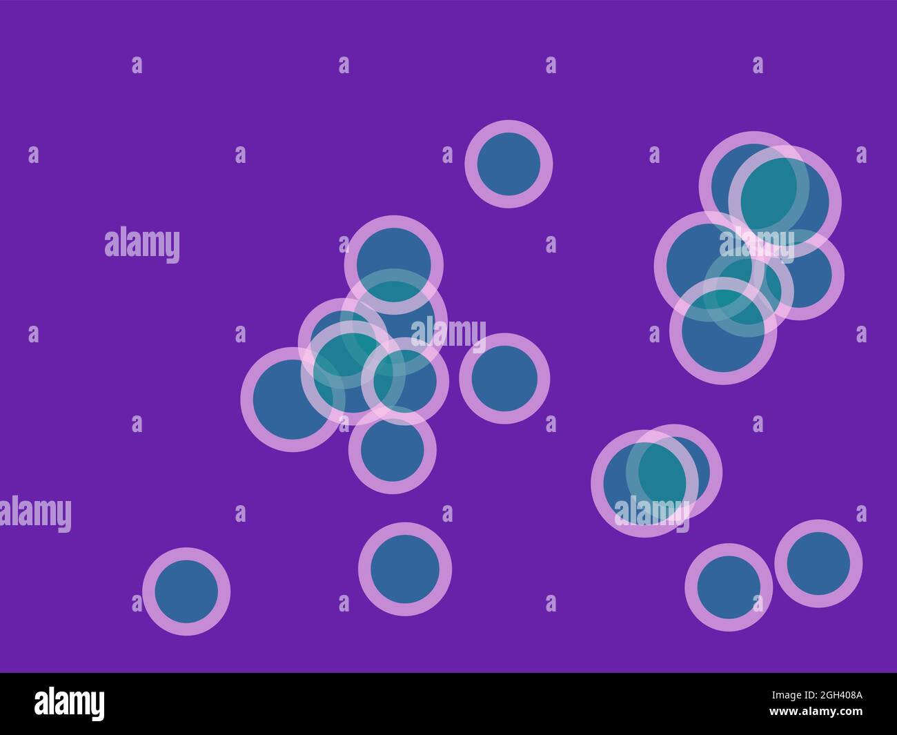 Random circles, ovals, ellipses colorful, multicolor abstract ...