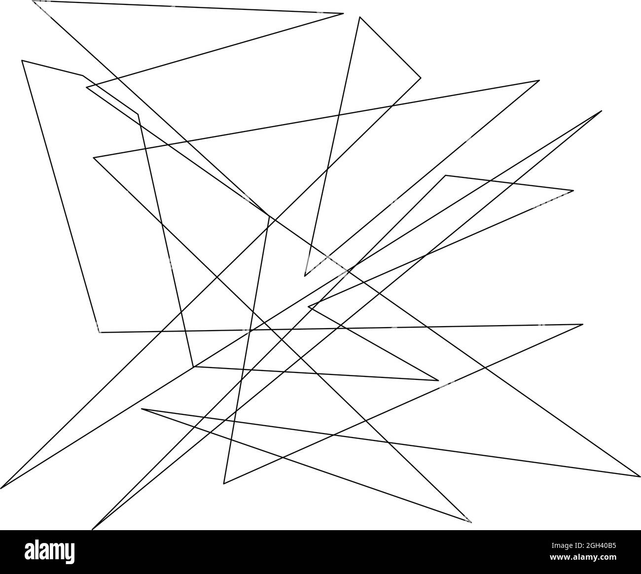 Edgy, ruptured, shatter, splinter shape, design element. Random ...