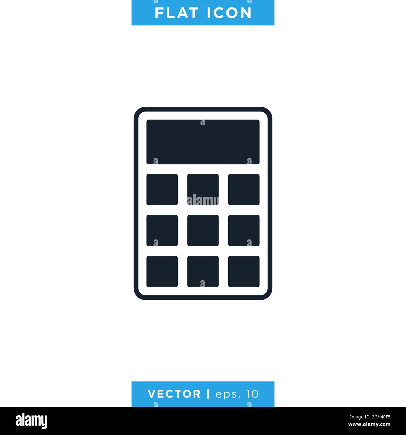 Calculator icon vector stock illustration design template. Vector eps ...