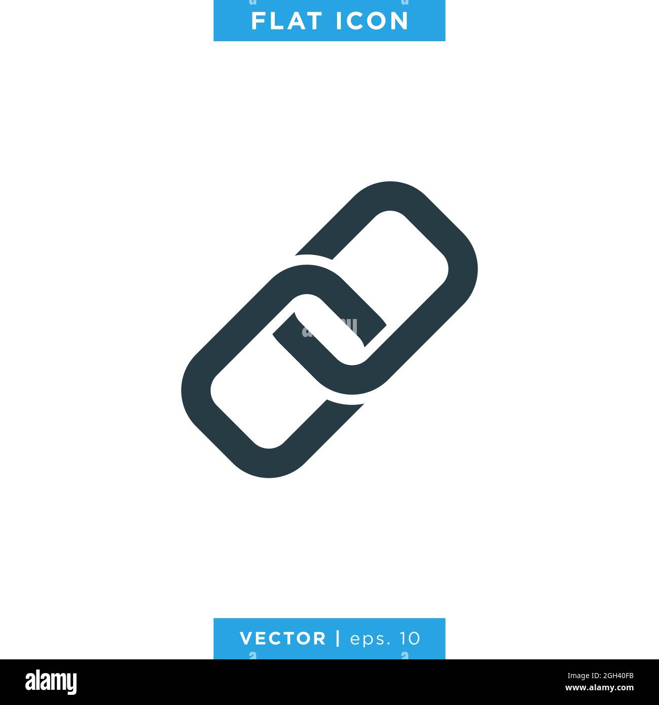 Chain icon vector stock illustration design template. Vector eps 10 ...