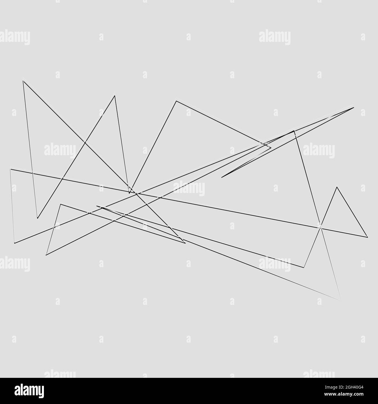 Edgy, ruptured, shatter, splinter shape, design element. Random ...