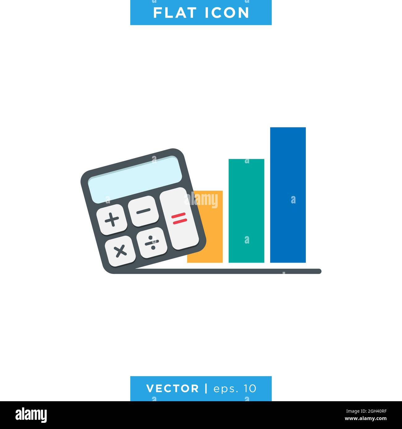 Calculator icon vector stock illustration design template. Vector eps ...