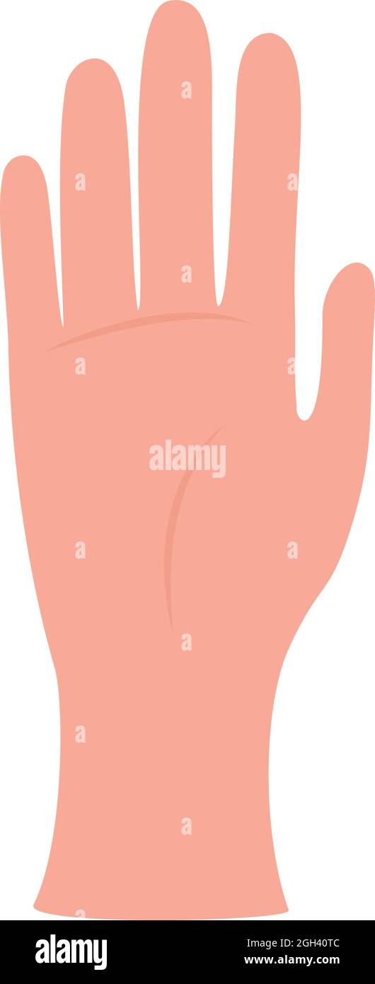 human hand on white background Stock Vector Image & Art - Alamy