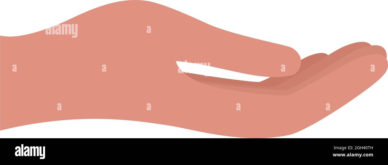 receiving hand icon on white background Stock Vector Image & Art - Alamy