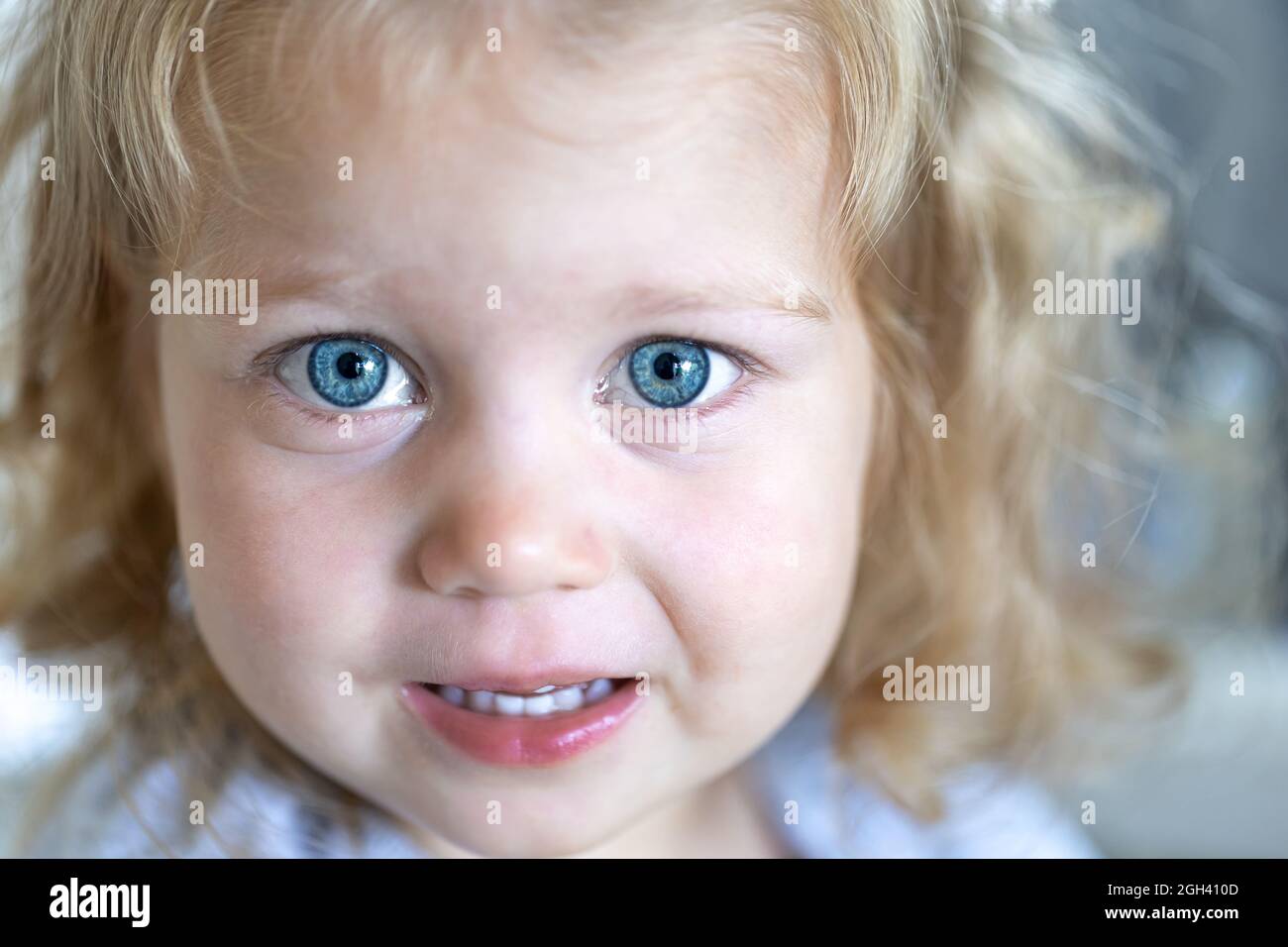 Cute Baby Girl Faces With Blue Eyes