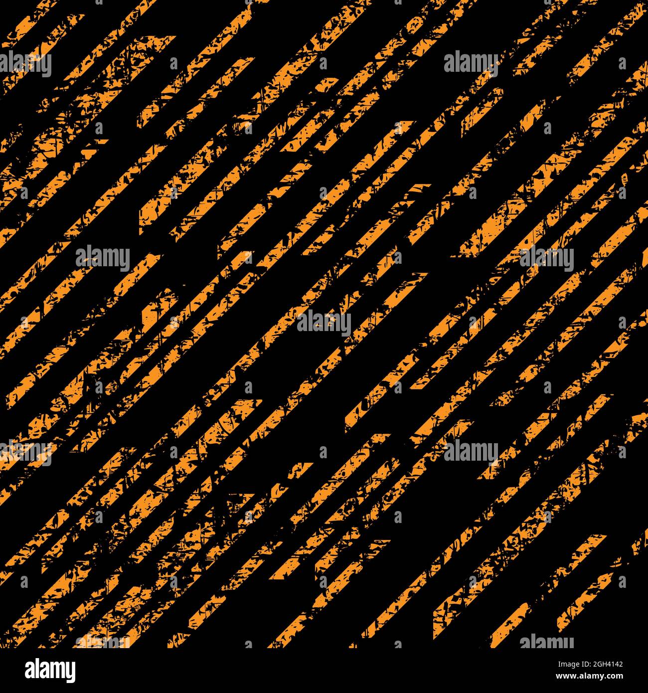 Abstract yellow oblique stripes pattern. Distress texture of spots ...