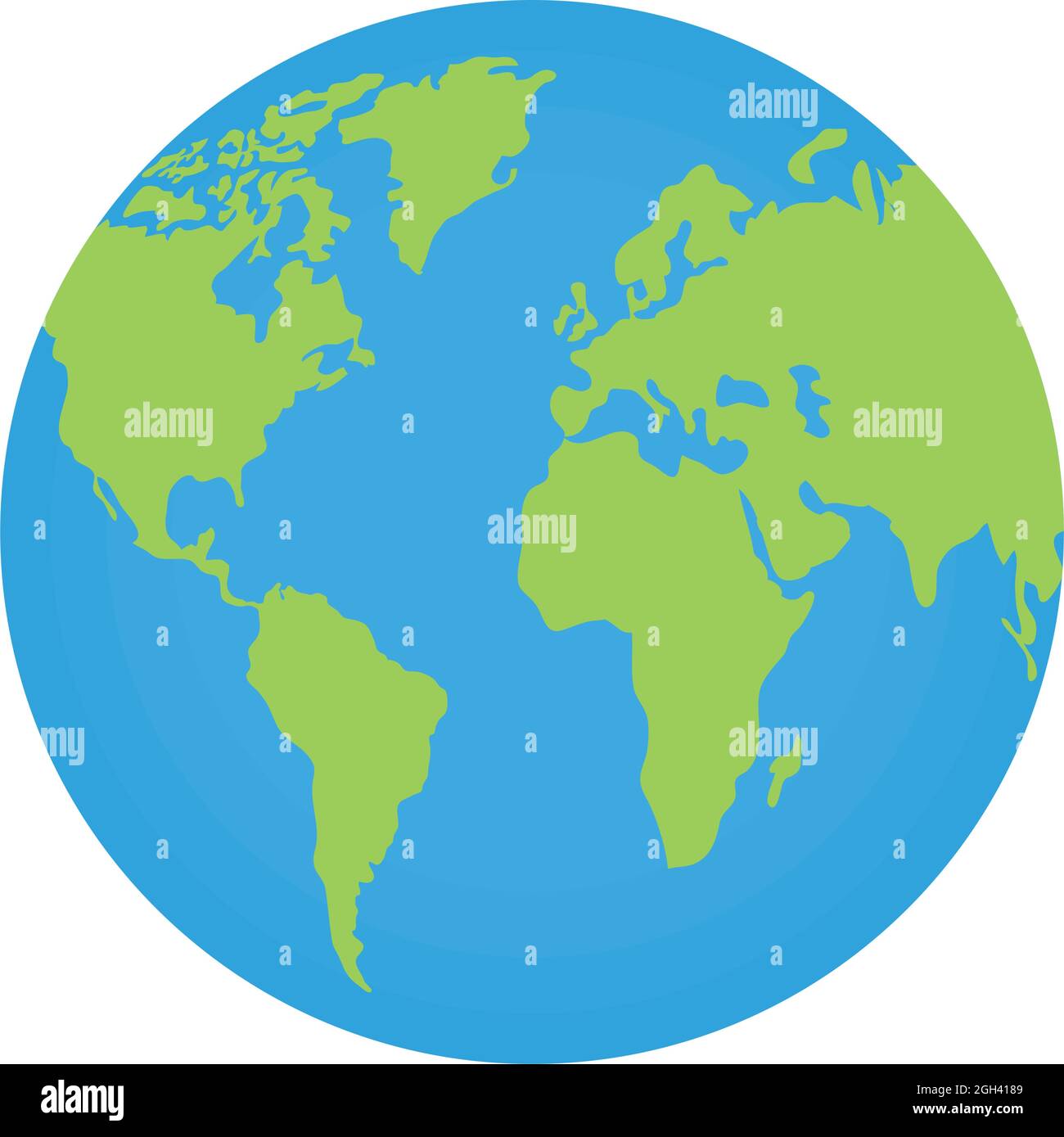 earth planet icon on white background Stock Vector Image & Art - Alamy