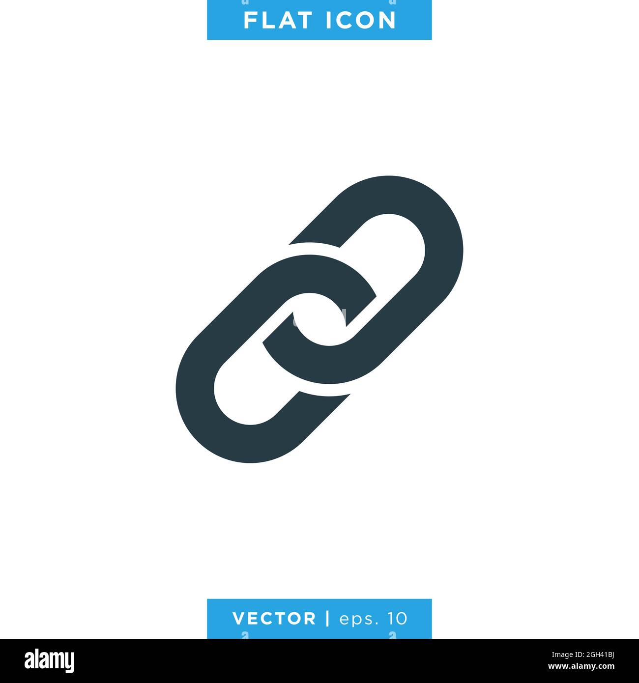 Chain icon vector stock illustration design template. Vector eps 10 ...