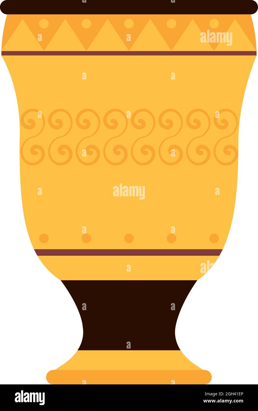 greek vase icon on white background Stock Vector Image & Art - Alamy