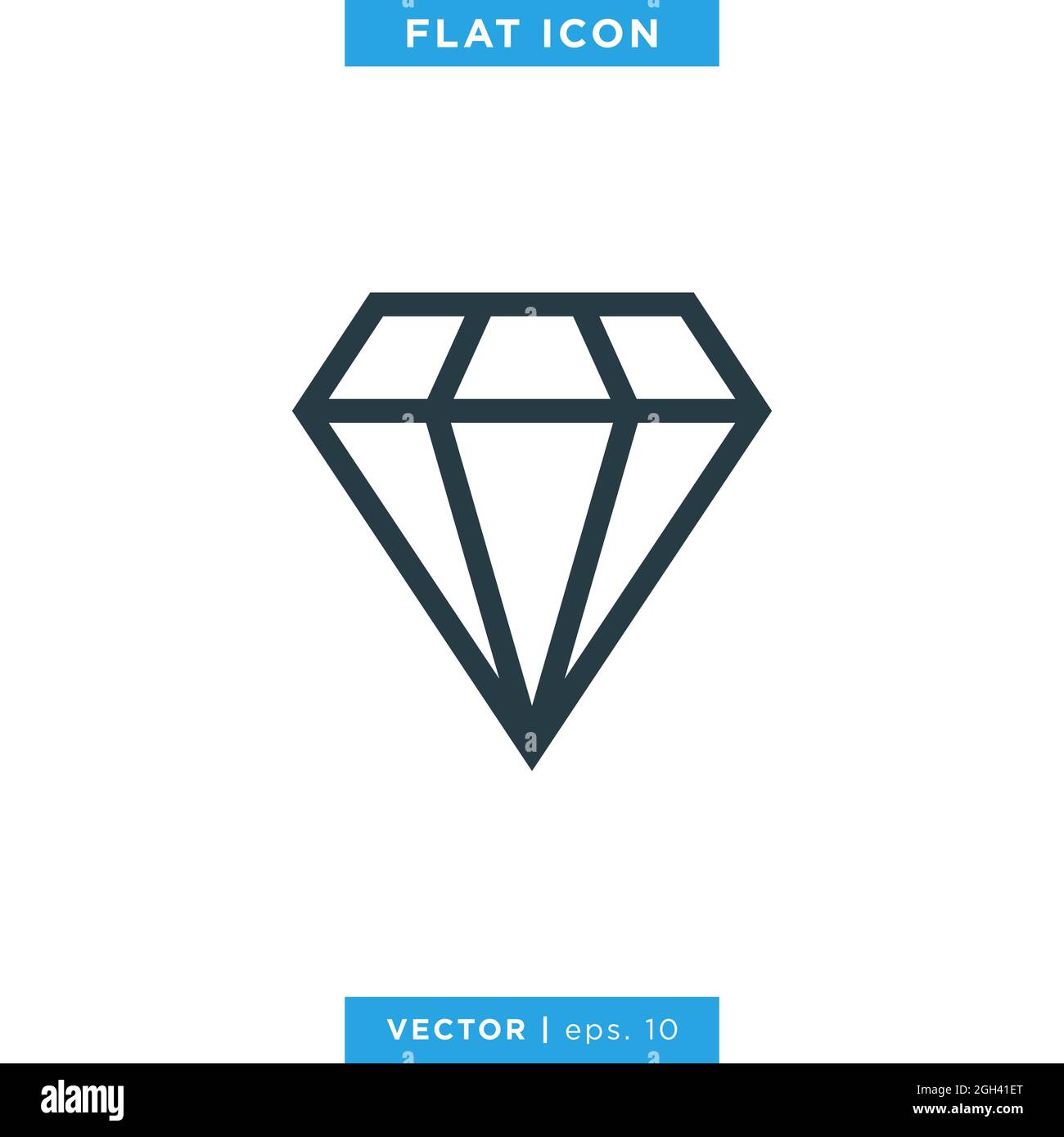 Diamond Flat Icon