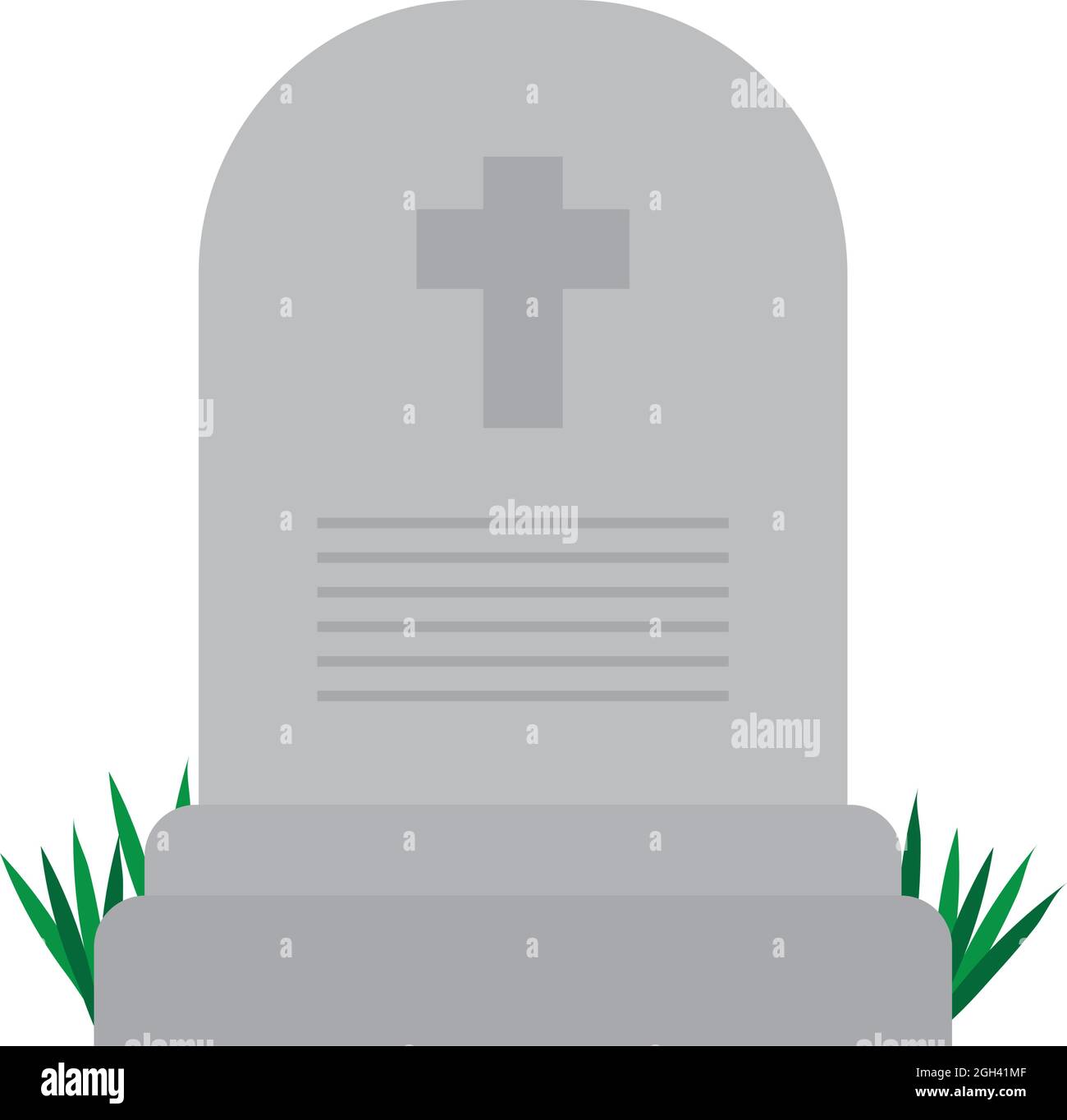 gravestone icon on white background Stock Vector Image & Art - Alamy