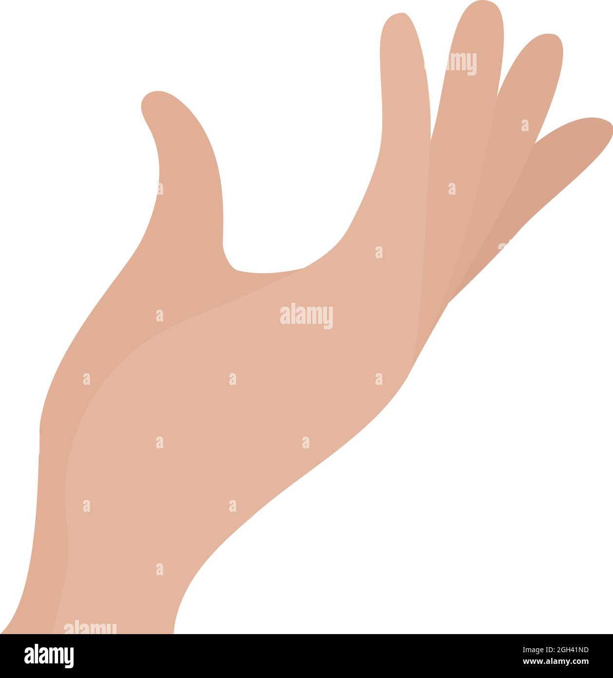 receiving hand icon on white background Stock Vector Image & Art - Alamy