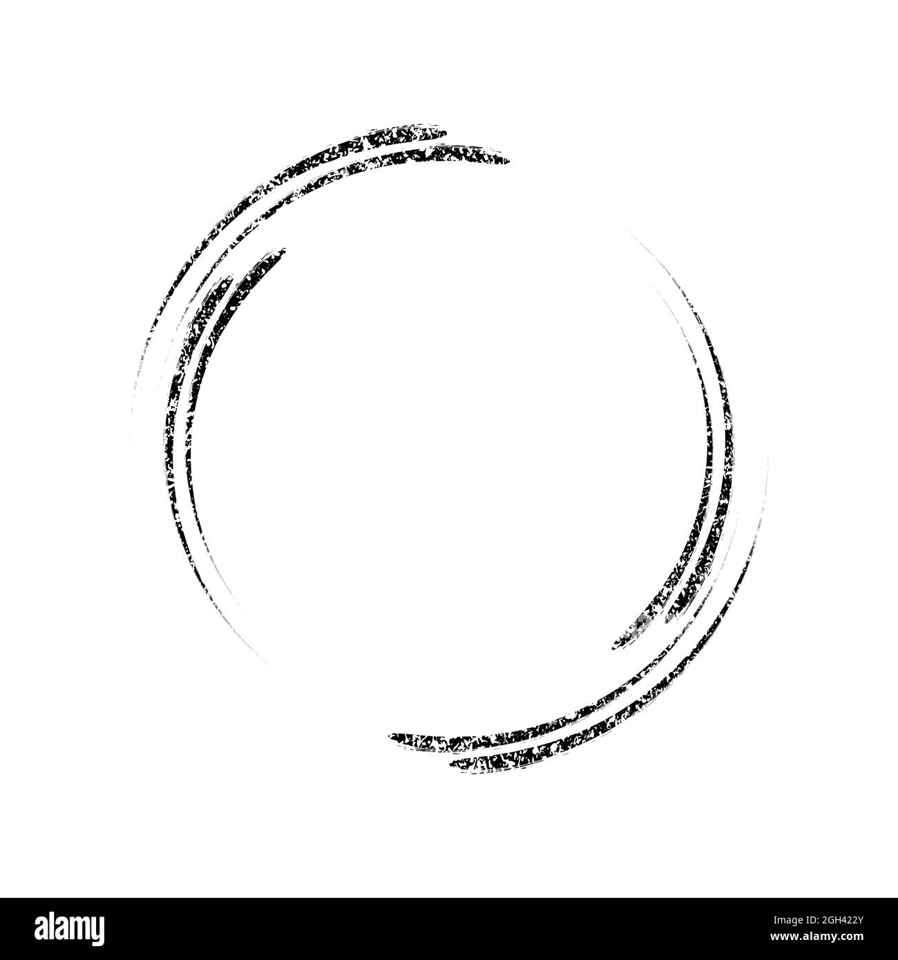 Black vector grunge speed lines in round form. Geometric art. Trendy ...