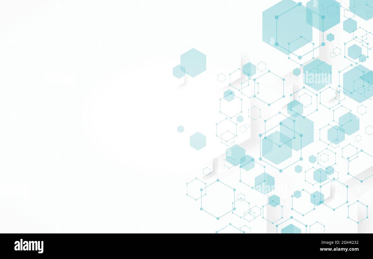 Abstract background with hexagon. Vector illustration Stock Vector ...