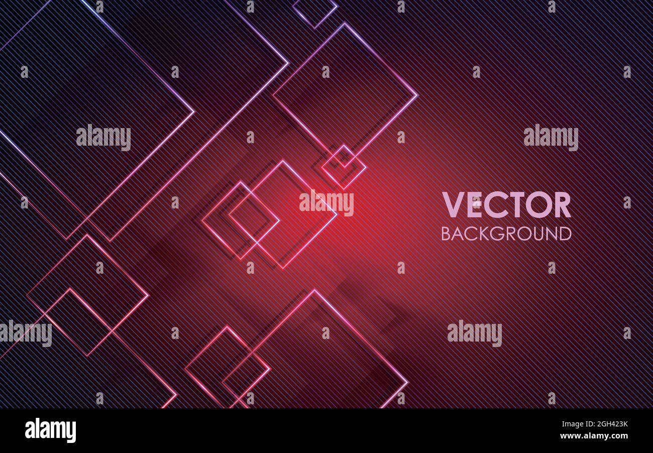 Abstract red background with rectangles. Vector illustration Stock ...