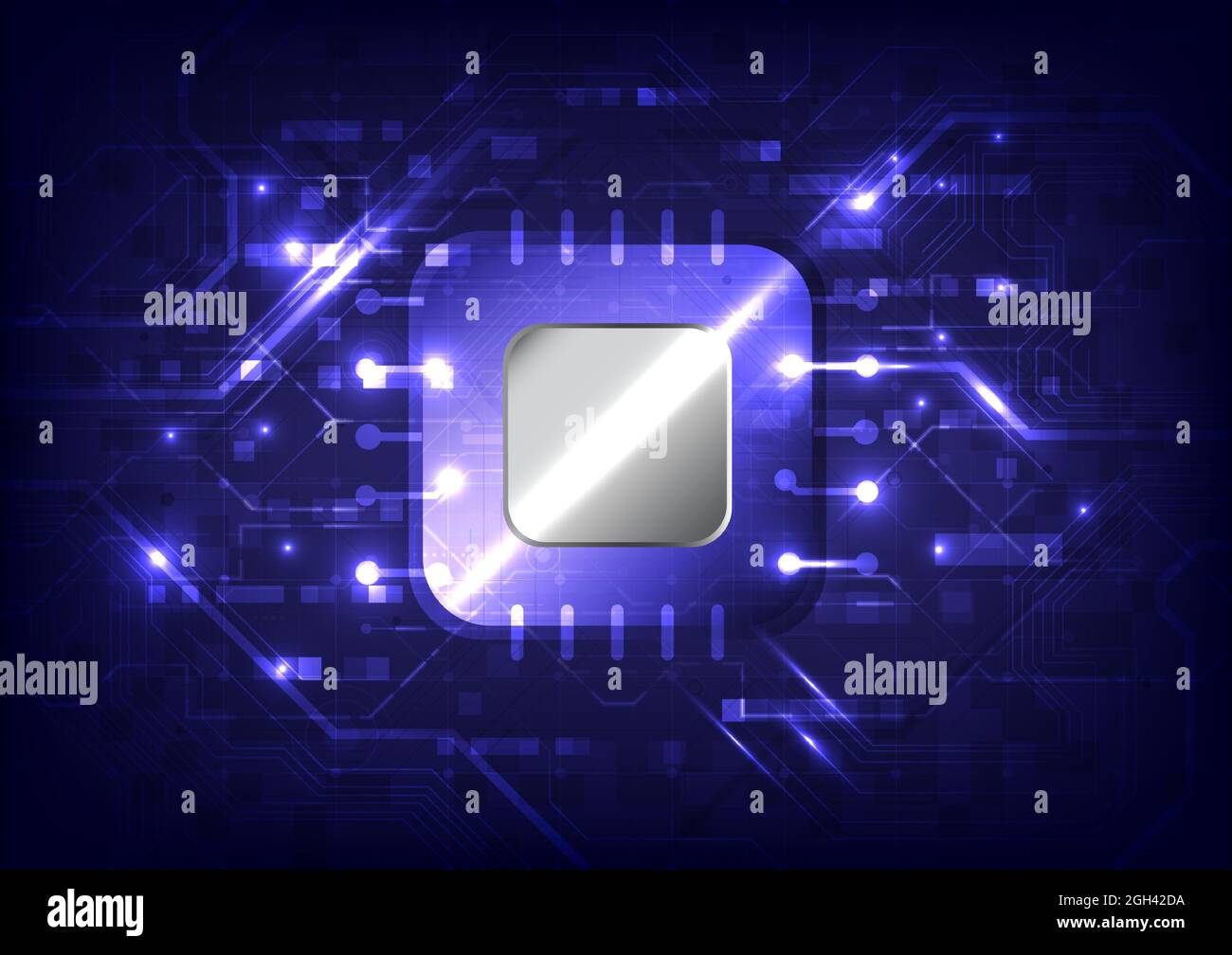 Abstract hi-tech background. Virtual reality high technology. Circuit ...