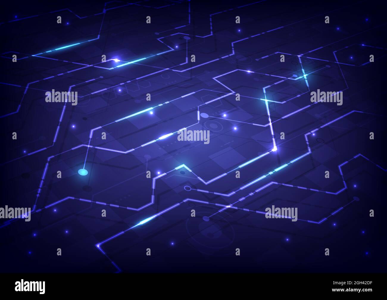 Abstract hi-tech background. Virtual reality futuristic technology and ...