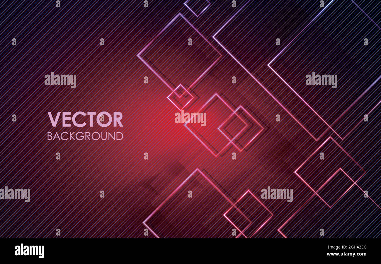 Abstract red background with rectangles. Vector illustration Stock ...