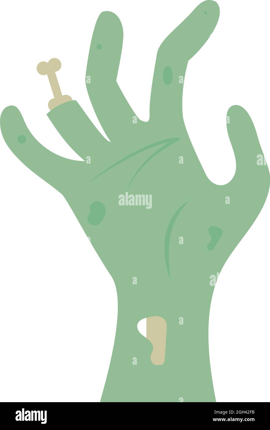 zombie hand icon on white background Stock Vector Image & Art - Alamy