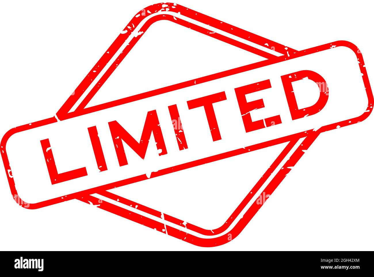Limited quantity stamp Stock Vector Images - Alamy