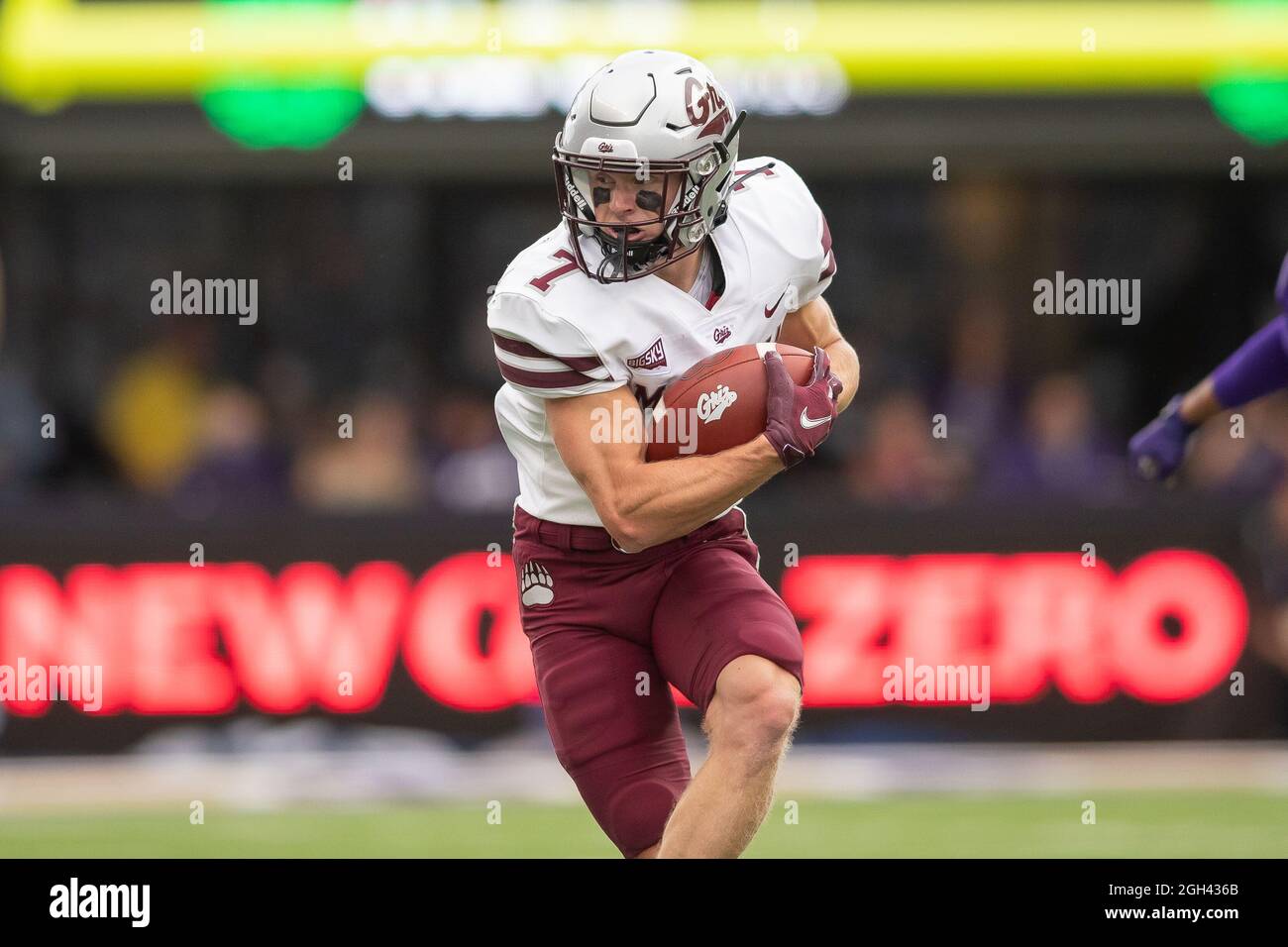 Montana Grizzlies wide receiver Gabe Sulser (7) catches a pass from ...