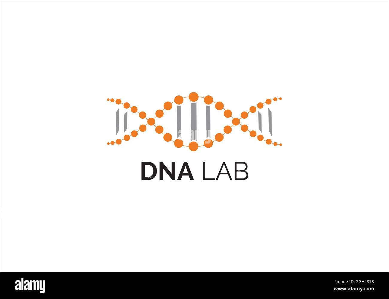 DNA lab logo design template Stock Vector Image & Art - Alamy