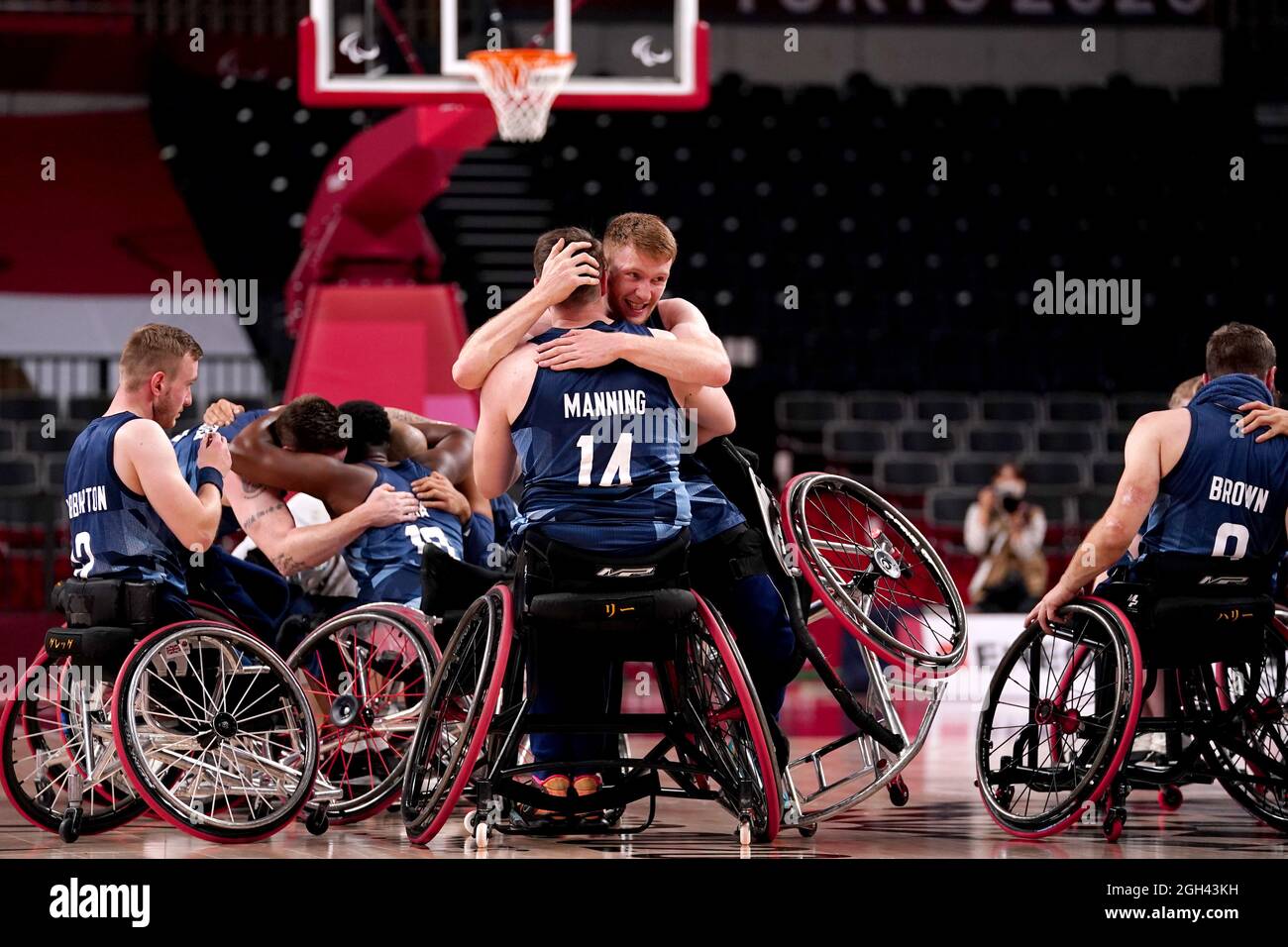 Great Britain's Ben Fox celebrates their victory with teammate Lee ...