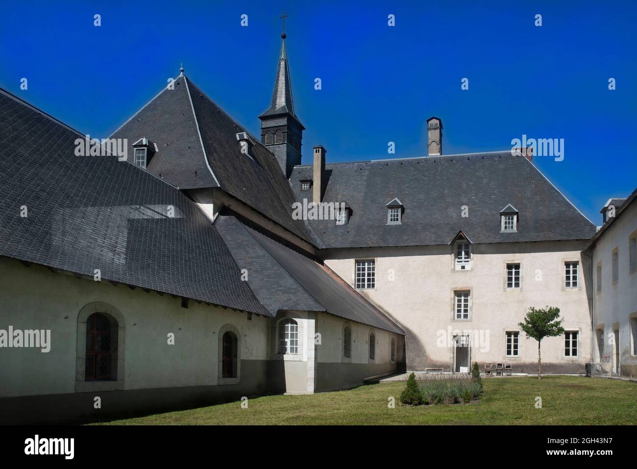 Monastery of the Chartreuse monks in the Alps in France Stock Photo - Alamy