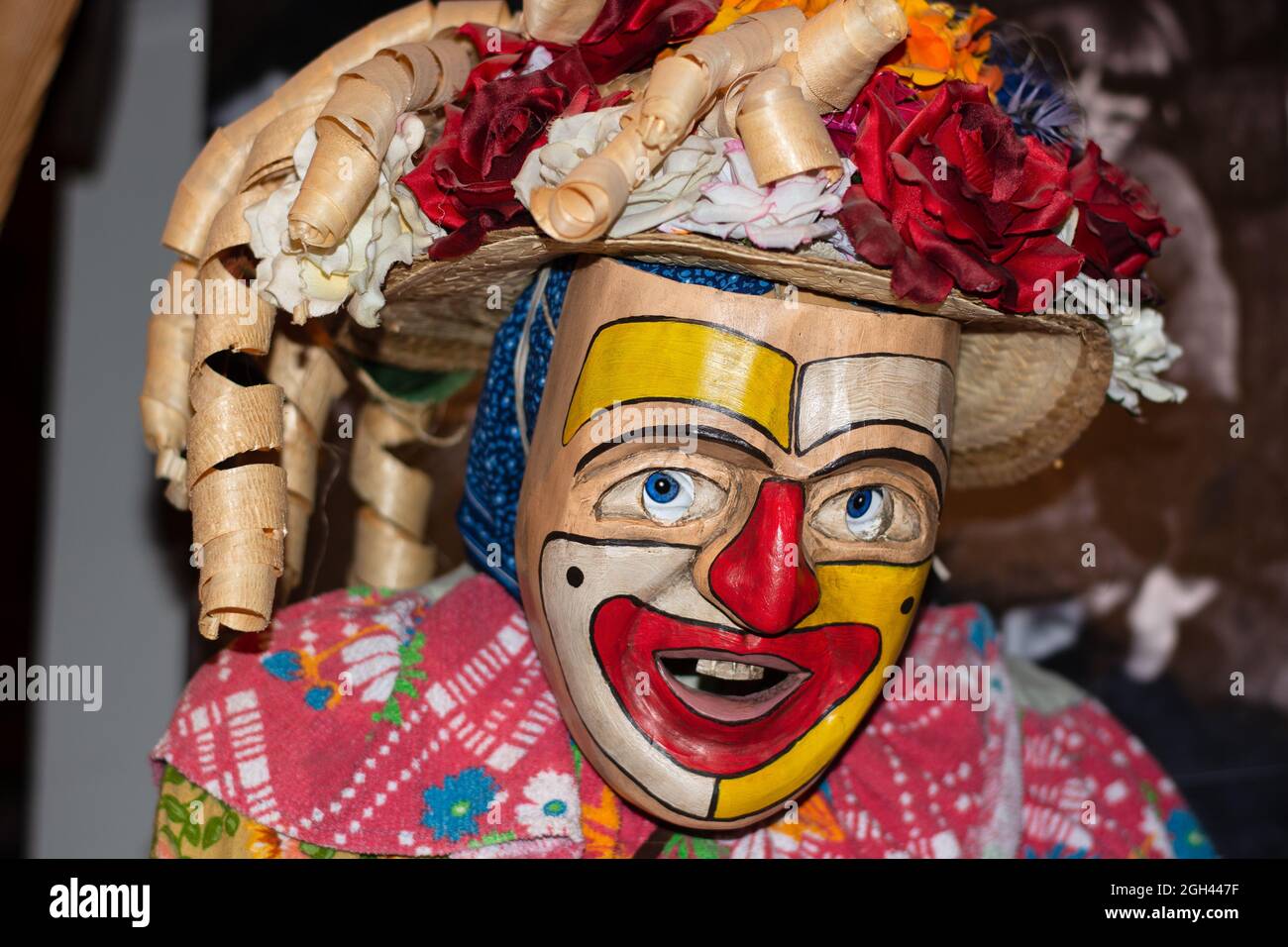 the traditional carnival masks in Comelico Superiore Stock Photo - Alamy