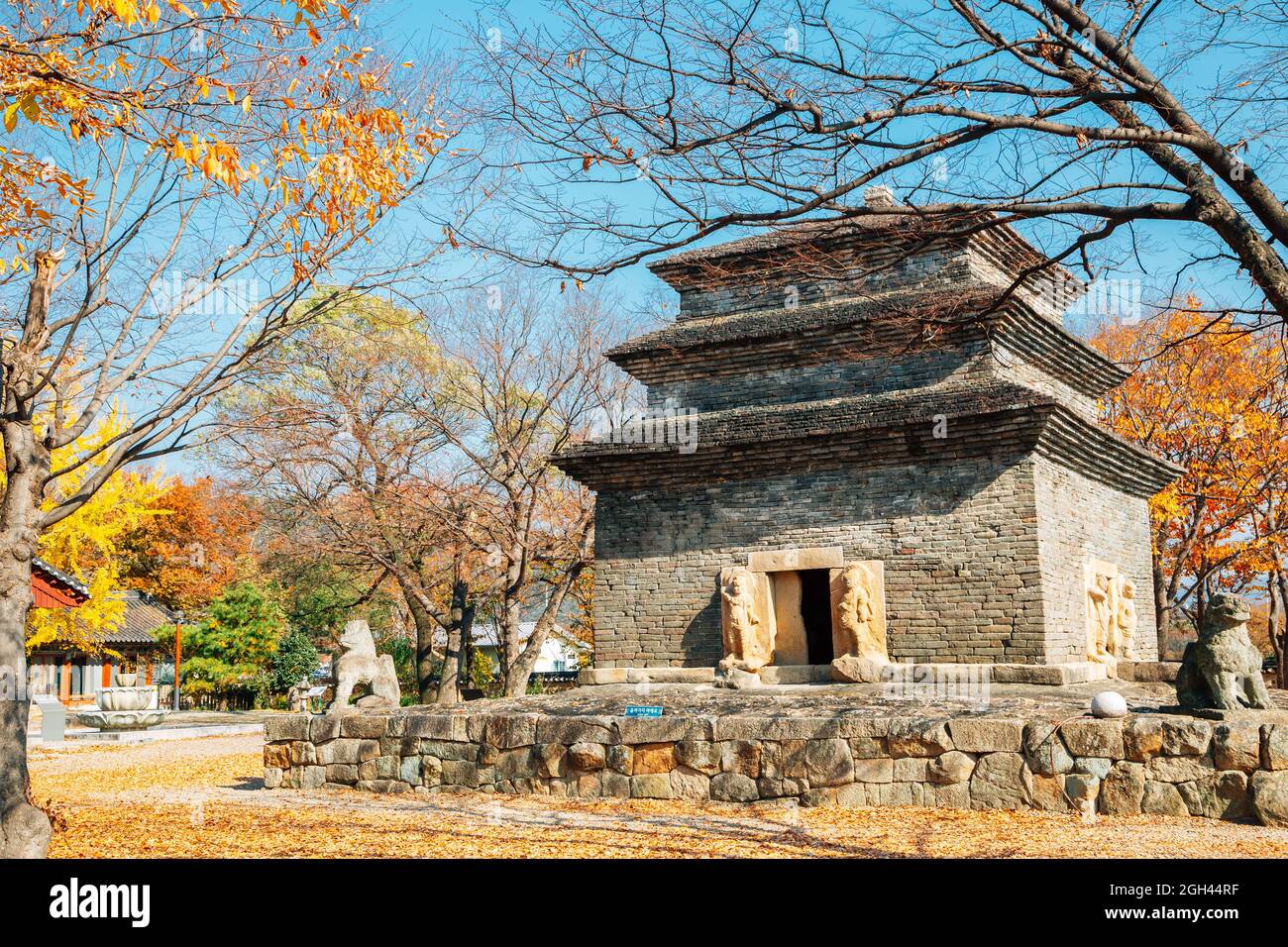 Bunhwangsa temple at autumn in Gyeongju, Korea Stock Photo - Alamy