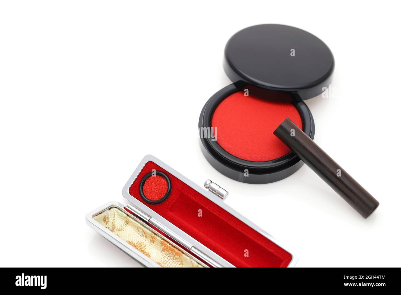 Japanese signature stamp isolated on white background Stock Photo - Alamy