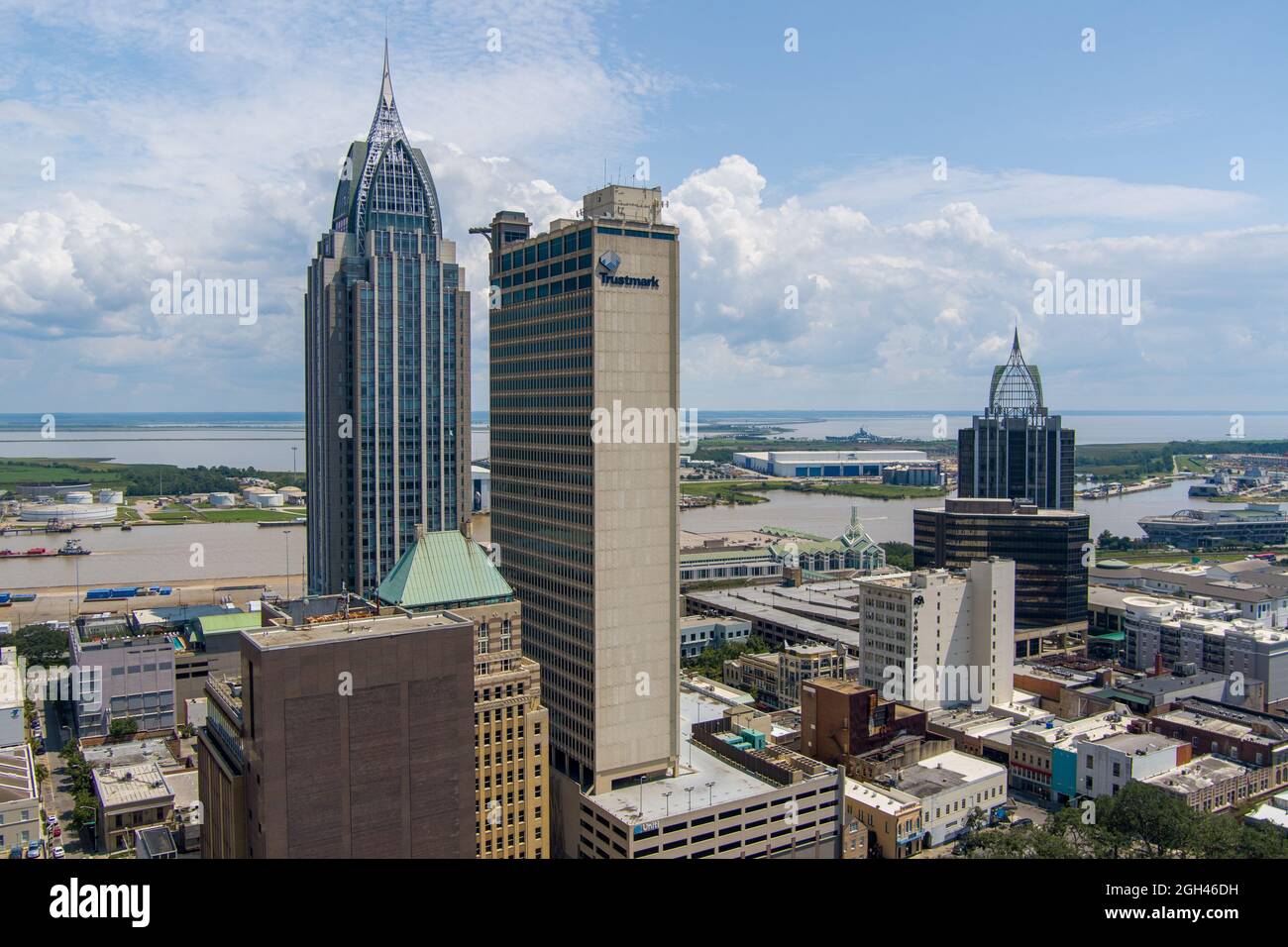 Downtown Mobile, Alabama in September Stock Photo - Alamy