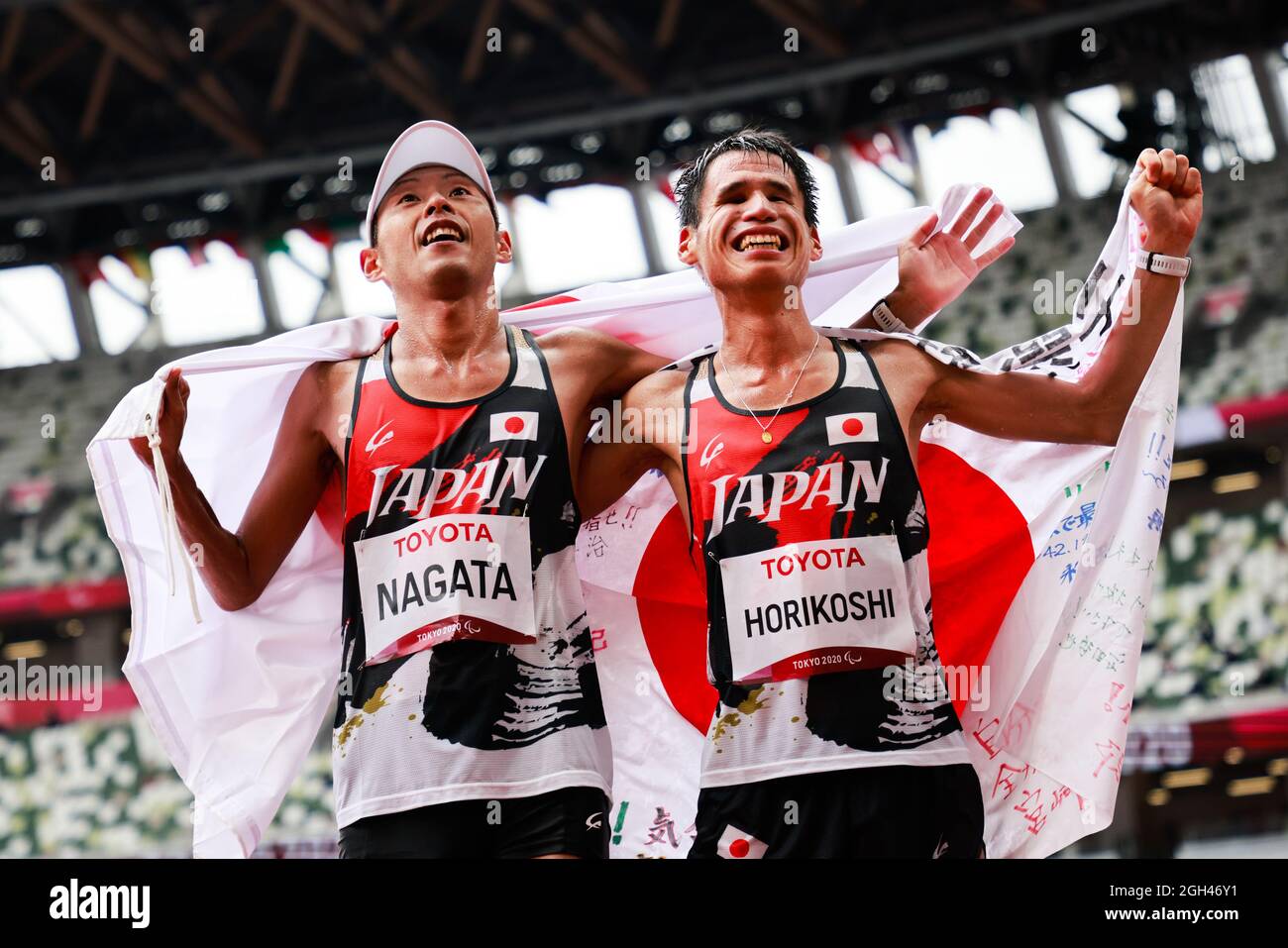 Tokyo, Japan. 5th Sep, 2021. (L-R) Tsutomu Nagata (JPN), Tadashi ...