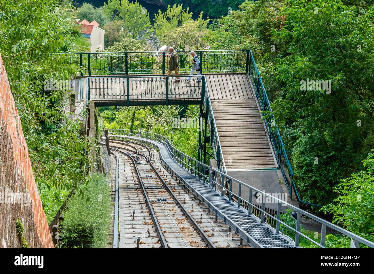 Funicular schlossbergbahn hi-res stock photography and images - Alamy