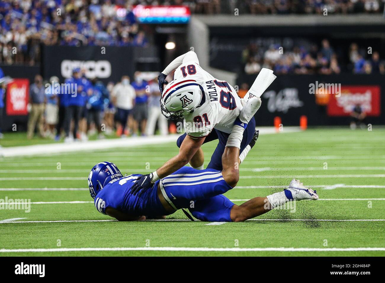 Las Vegas, NV, USA. 04th Sep, 2021. Arizona Wildcats tight end Bryce ...