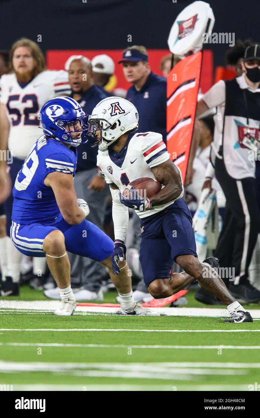 Las Vegas, NV, USA. 04th Sep, 2021. Arizona Wildcats wide receiver ...