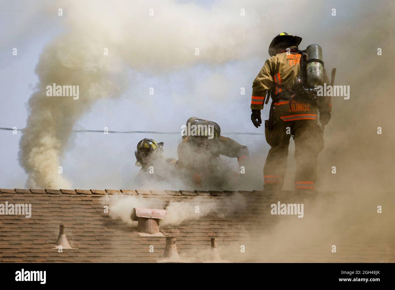 Attic fire hi-res stock photography and images - Alamy
