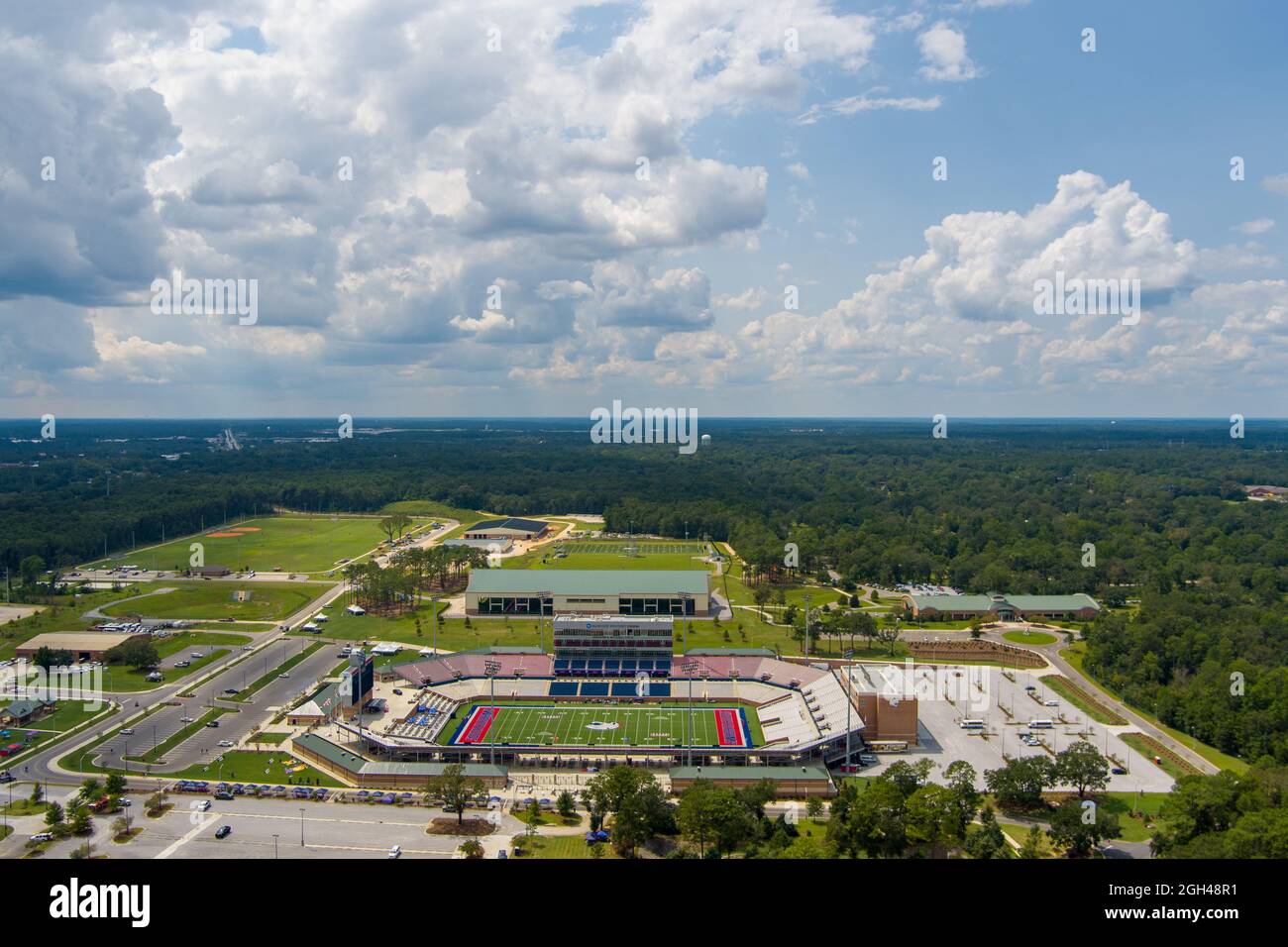 American football stadium aerial hi-res stock photography and images ...