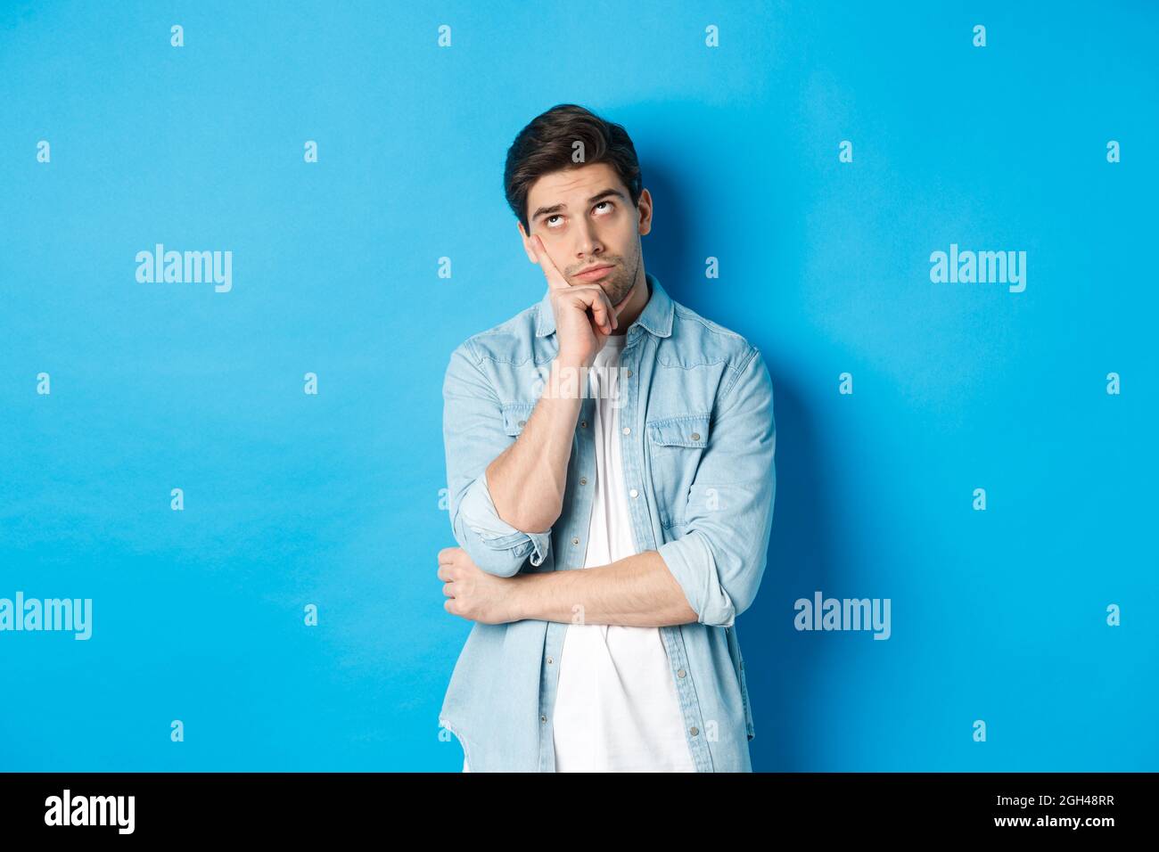 Man rolling eyes hi-res stock photography and images - Alamy