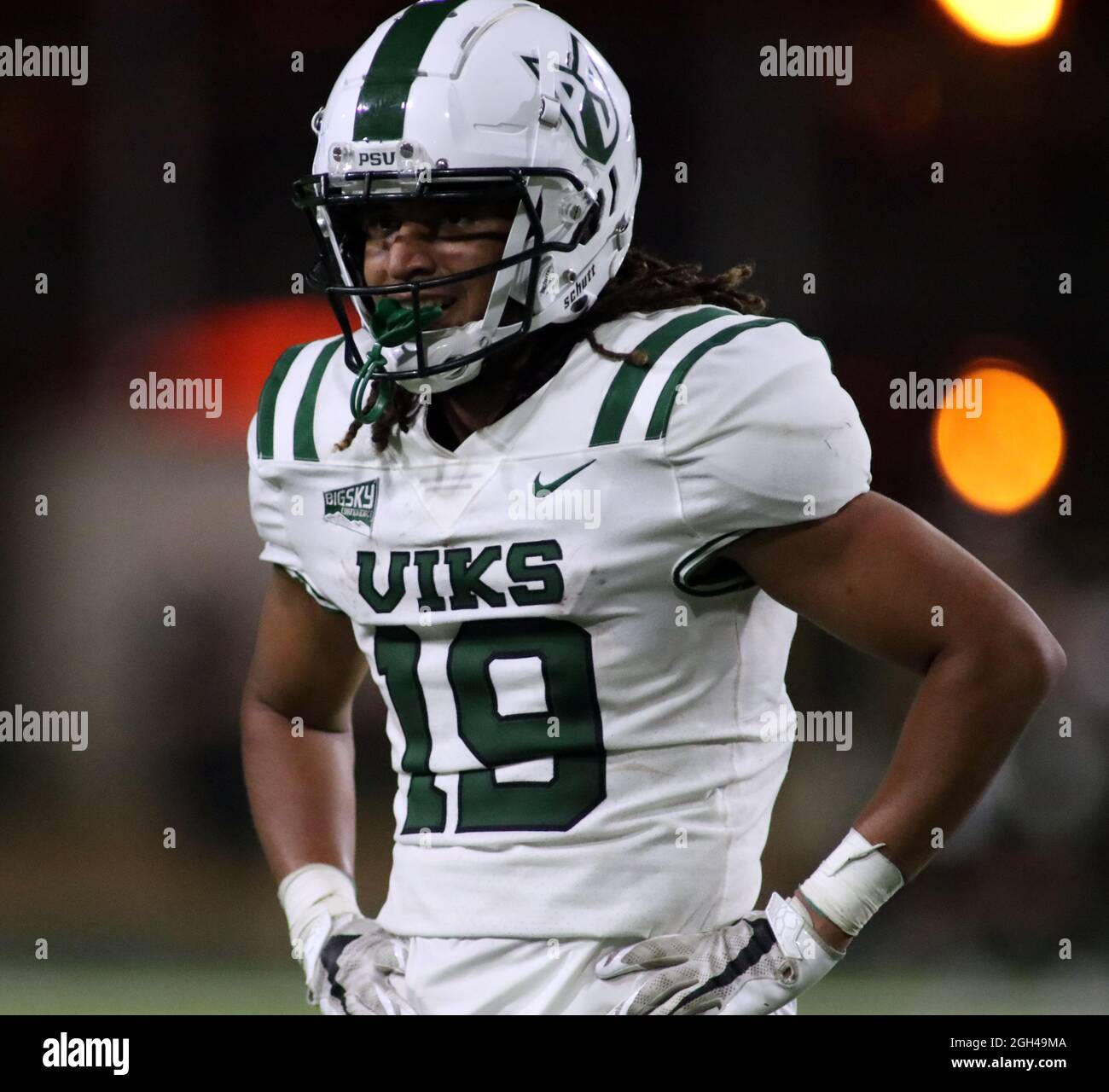 September 4, 2021 - Portland State Vikings wide receiver Darien Chase ...
