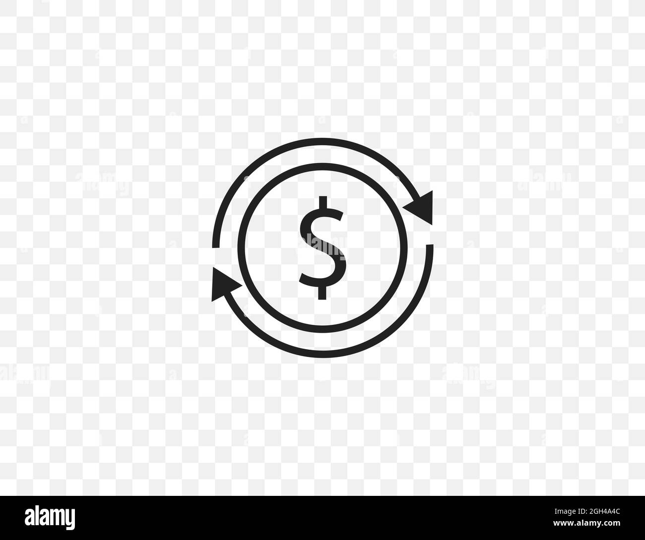 Money payment transfer icon. Vector illustration. Flat design Stock ...