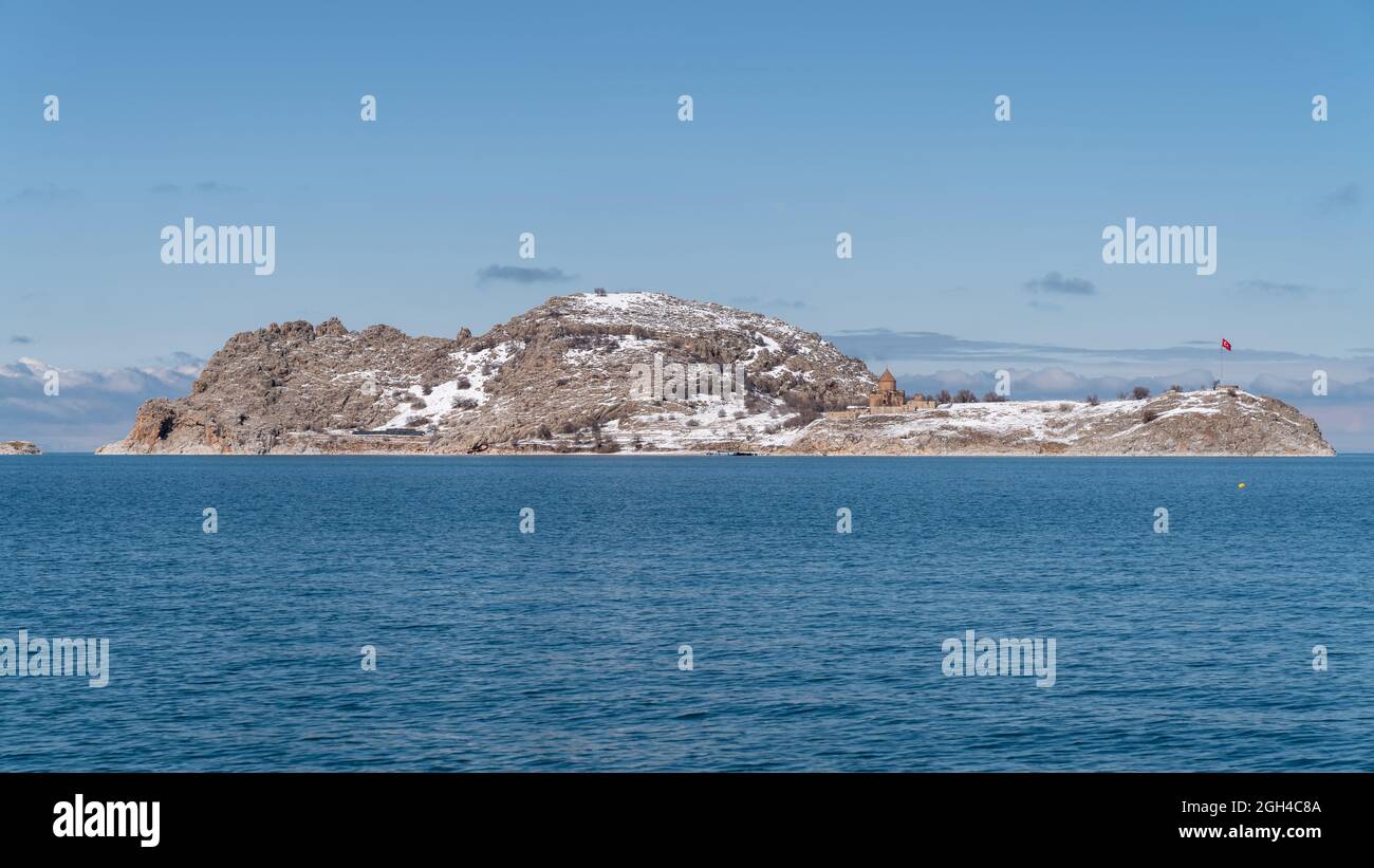 Akdamar island, famous for Armenian Akdamar church, an important ...