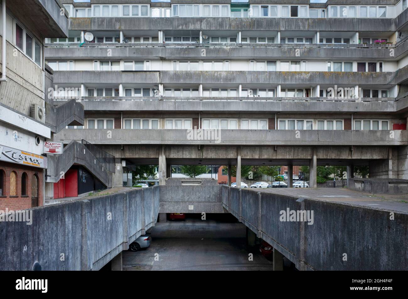 Brutalist architecture at Wyndham Court Southampton by Lyons Israel ...