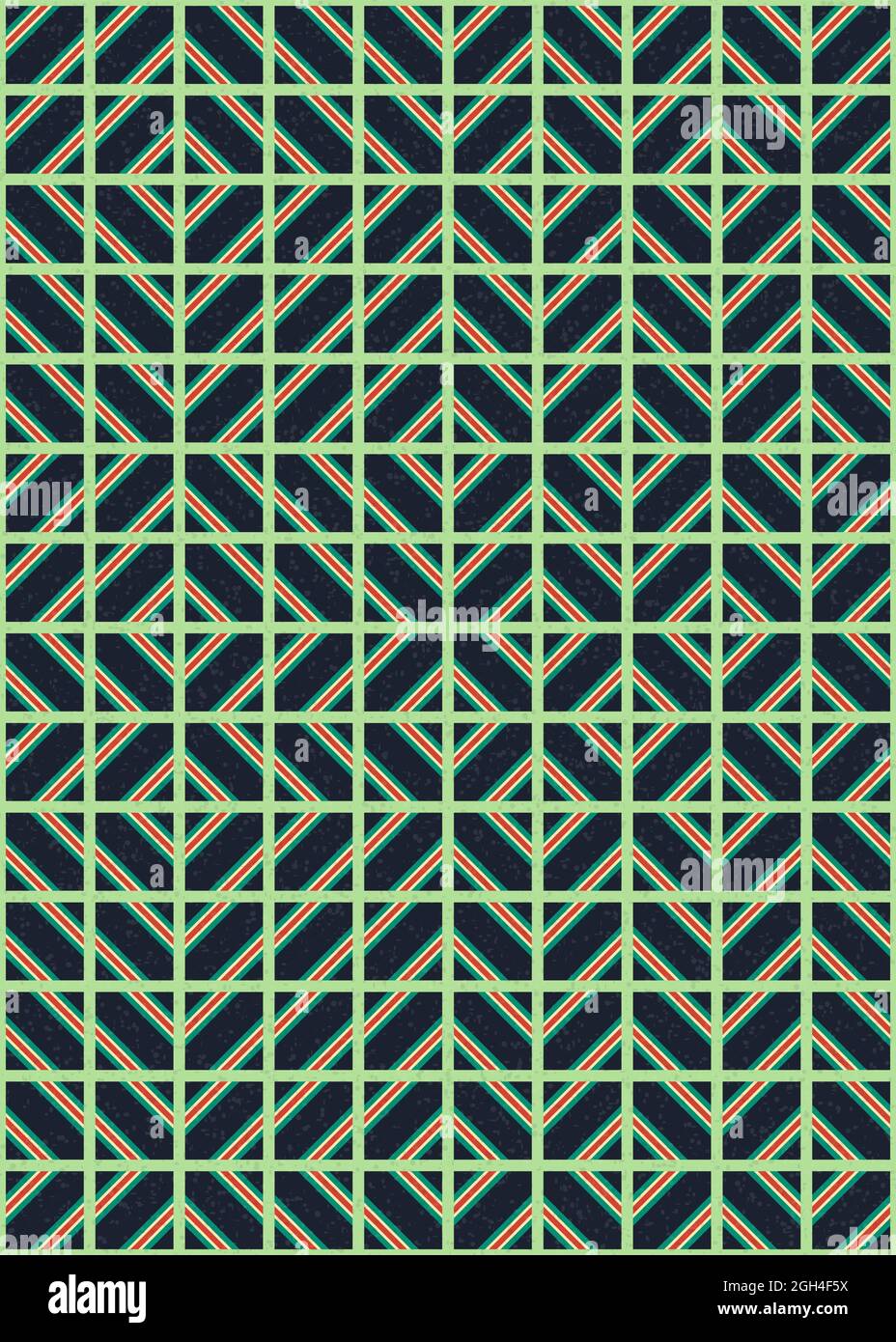 Abstract Geometrical generative computational art illustration Stock ...