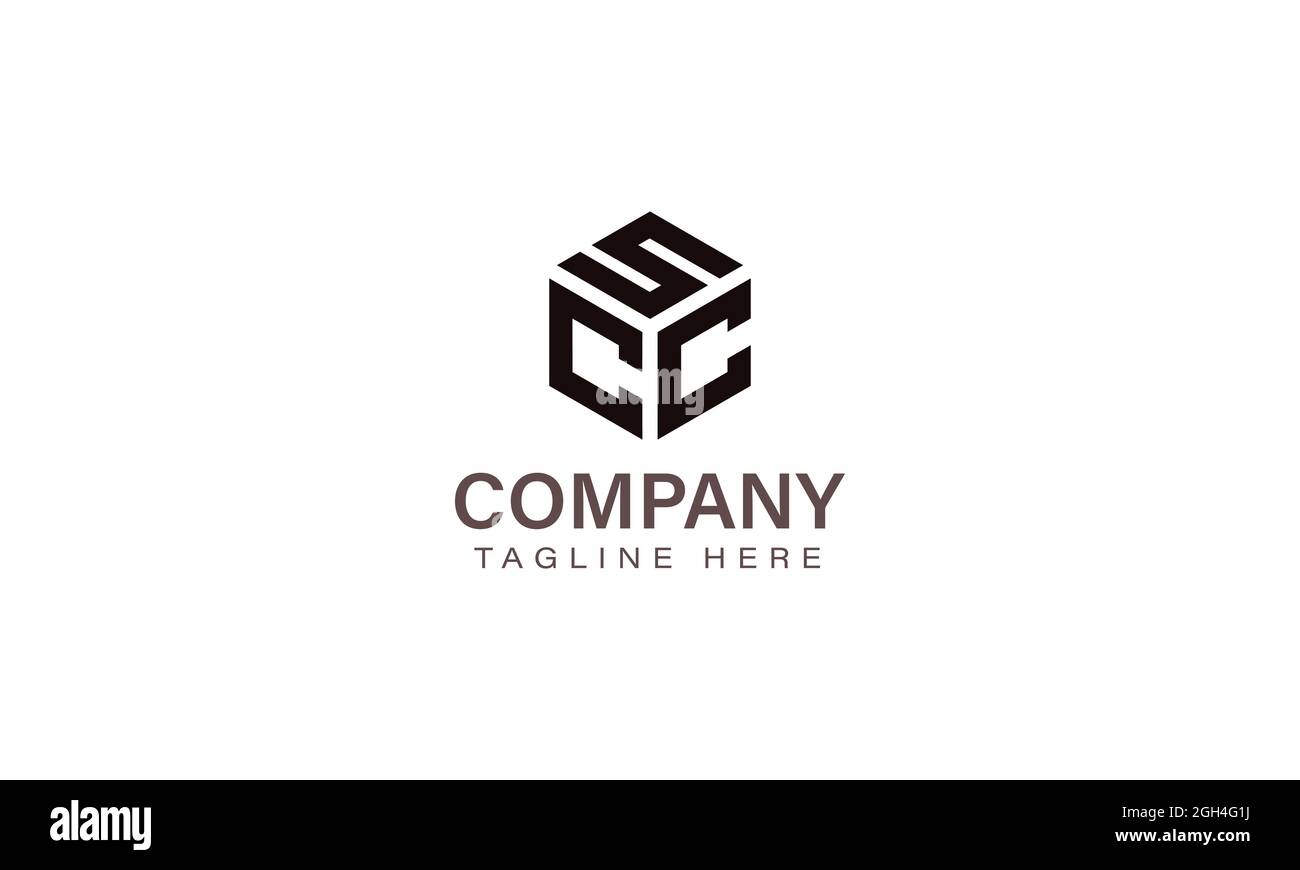 Letter SCC Logo, Three Letter Logo, Alphabet S C C Hexagon Shape Vector ...