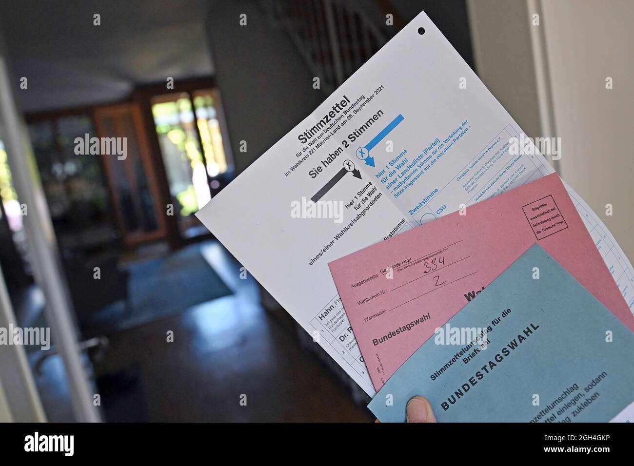 Voting slip for the 2021 federal election hi-res stock photography and ...