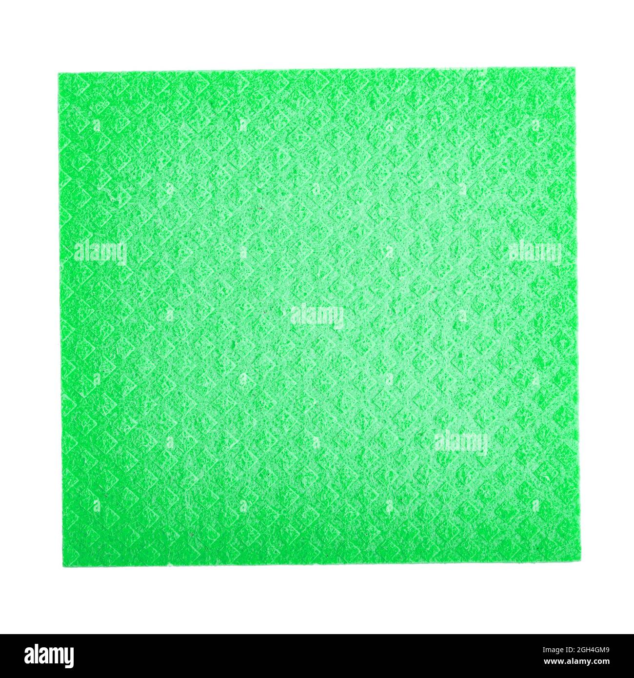 Clean sponge rag on isolated white background. Household cleaning cloth ...